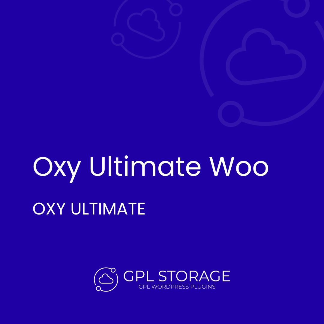 Download Oxy Ultimate Woo | GPL Storage - Wordpress